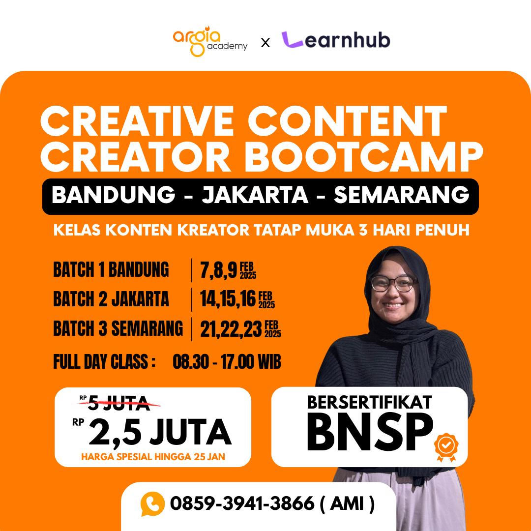Checkout - Creative Content Creator Bootcamp dengan Sertifikasi BNSP – Paket Lengkap 3 Hari ...